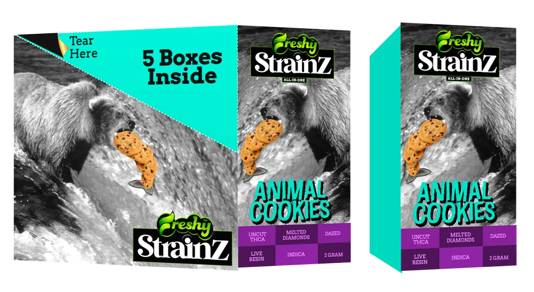 Strainz 2G THCA Disposable Vape – Animal Cookies – Freshy