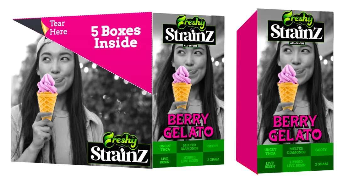 Strainz 2G THCA Disposable Vape – Berry Gelato – Freshy