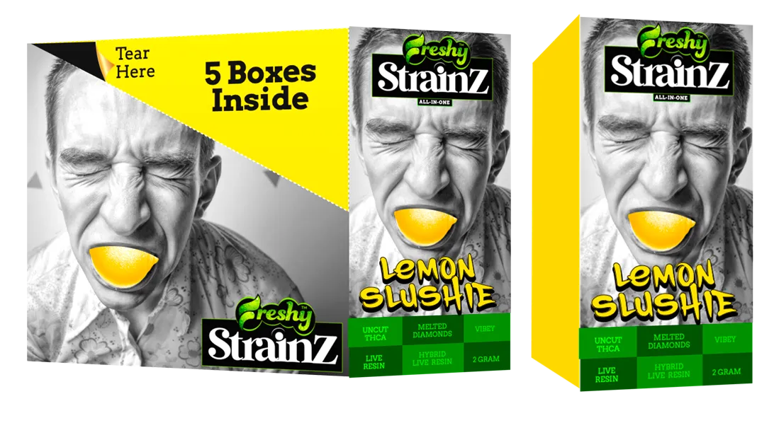 Strainz 2G THCA Disposable Vape – Lemon Slushie – Freshy